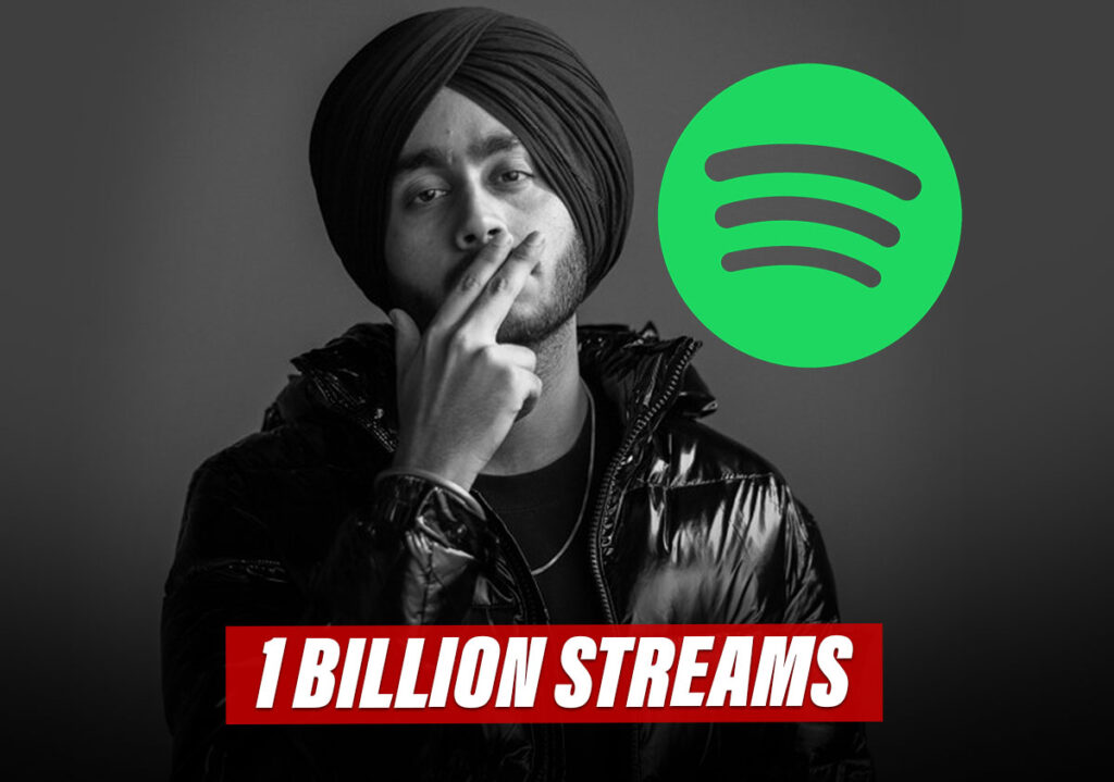 Shubh Crosses 1 Billion Streams on Spotify in Just Two Years