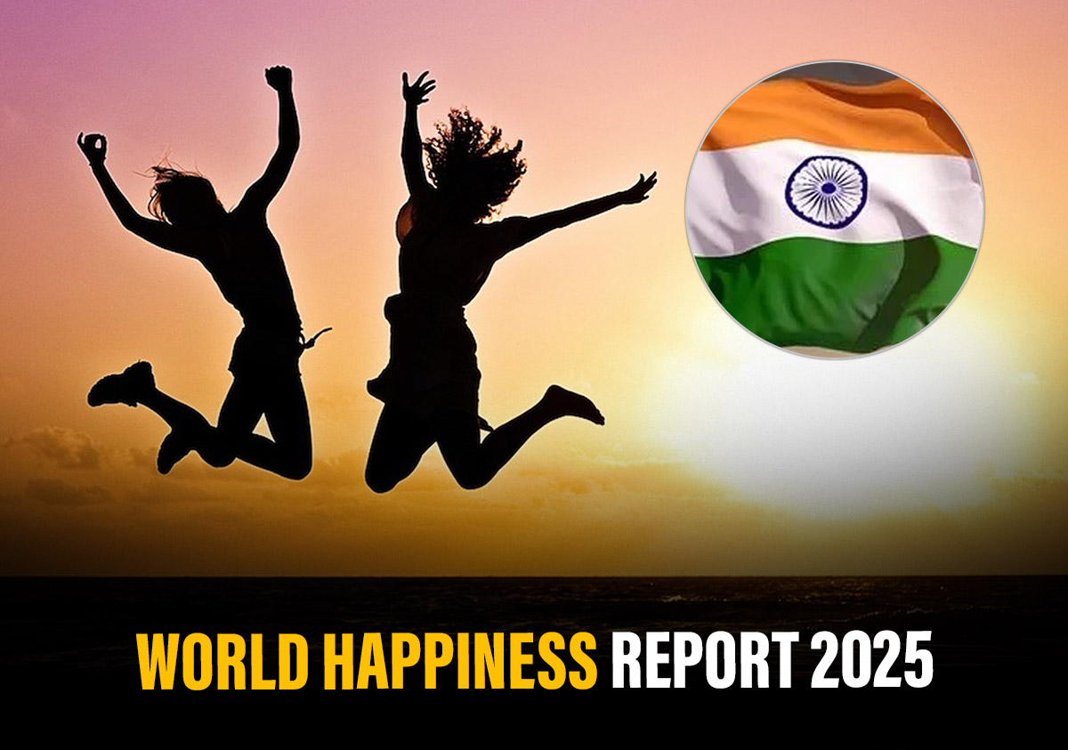 India Ranks 118th in World Happiness Report 2025, Finland Remains on Top