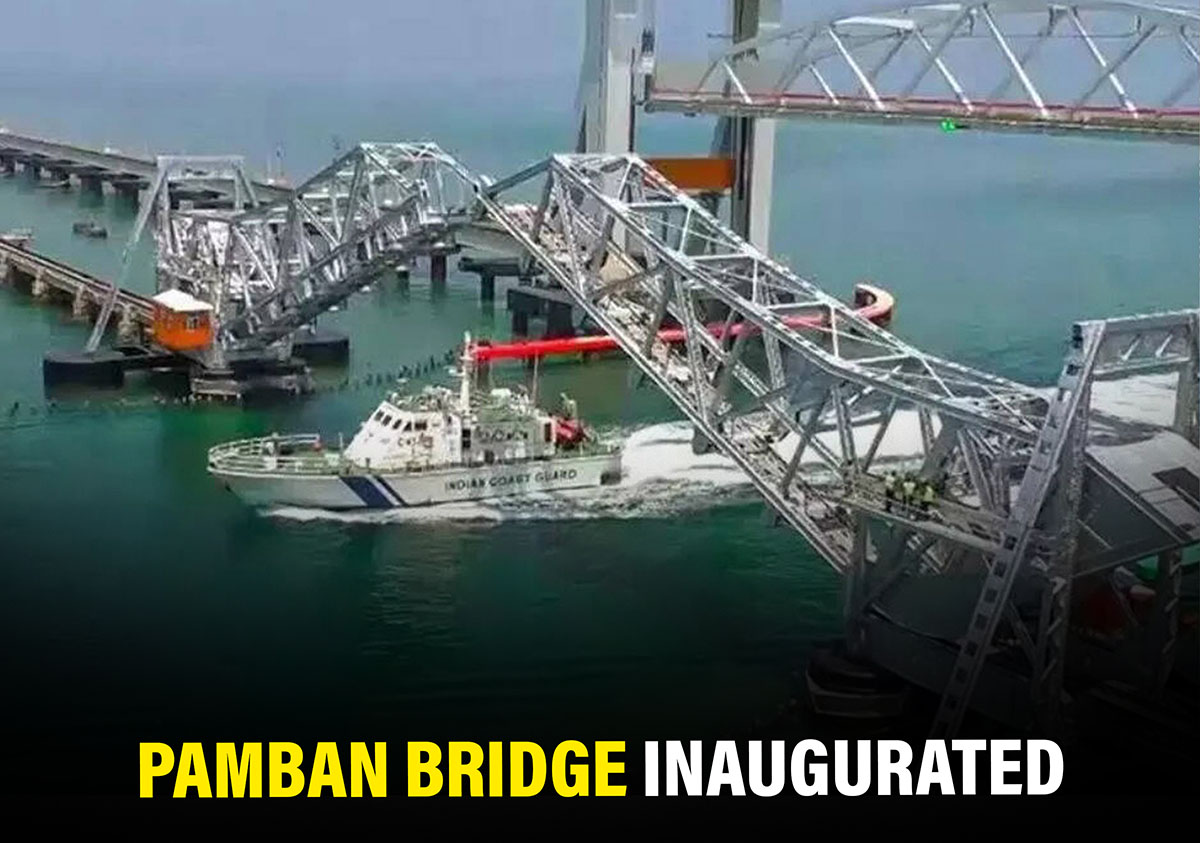 PM Modi Unveils India’s First Vertical Sea Bridge, A New Era for Rameswaram