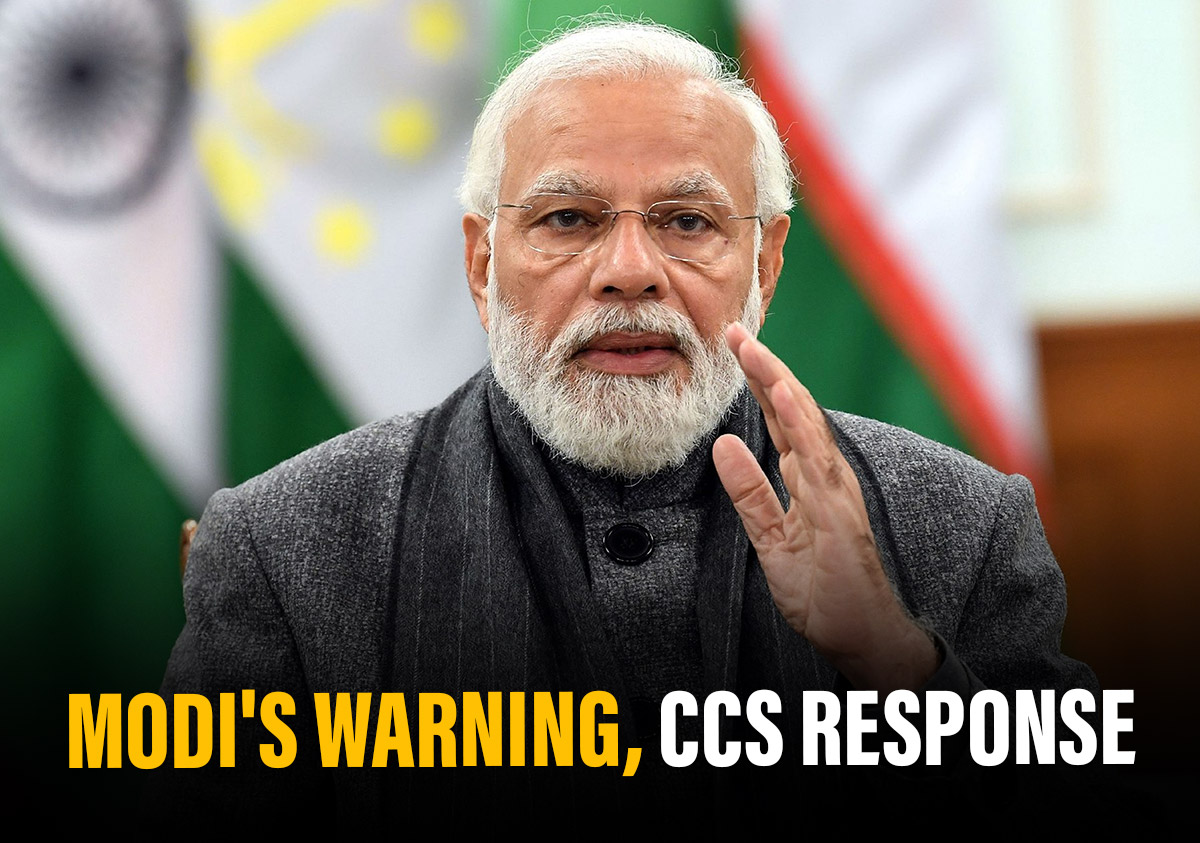 Modi Hints at Swift Action After Pahalgam Attack, CCS Meet Set for Tomorrow