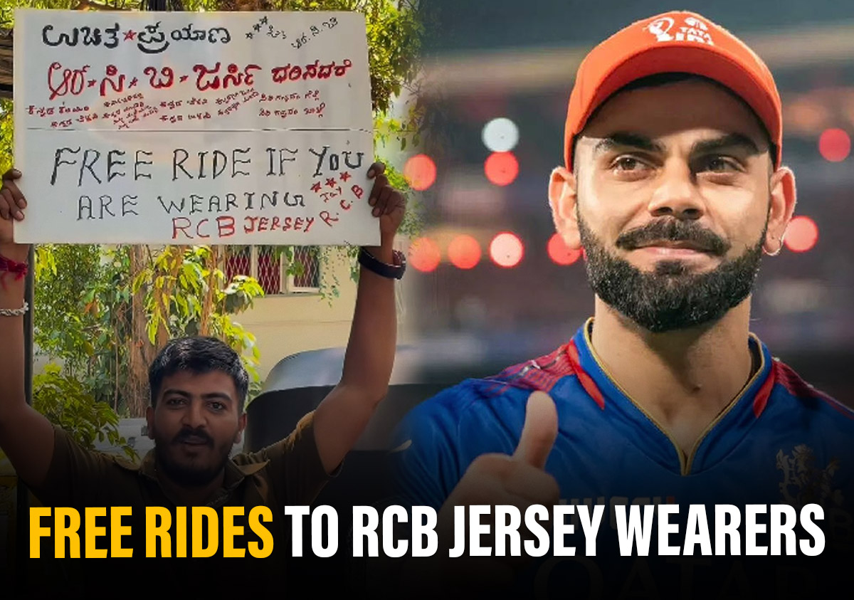 Bengaluru’s RCB Fever Peaks as Auto Driver Offers Free Rides to Jersey-Wearers