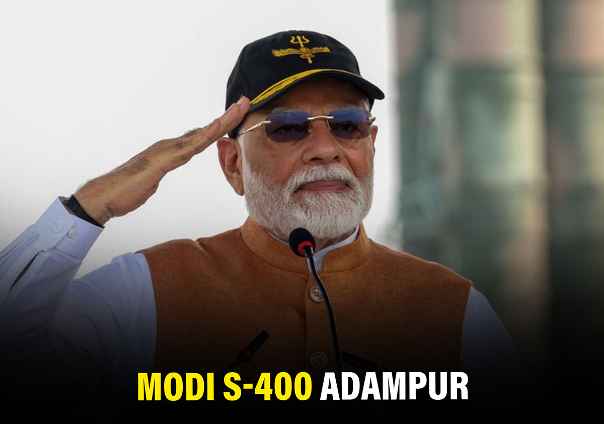 PM Modi at Adampur with S-400 Sends Clear Warning to Pakistan’s False ...
