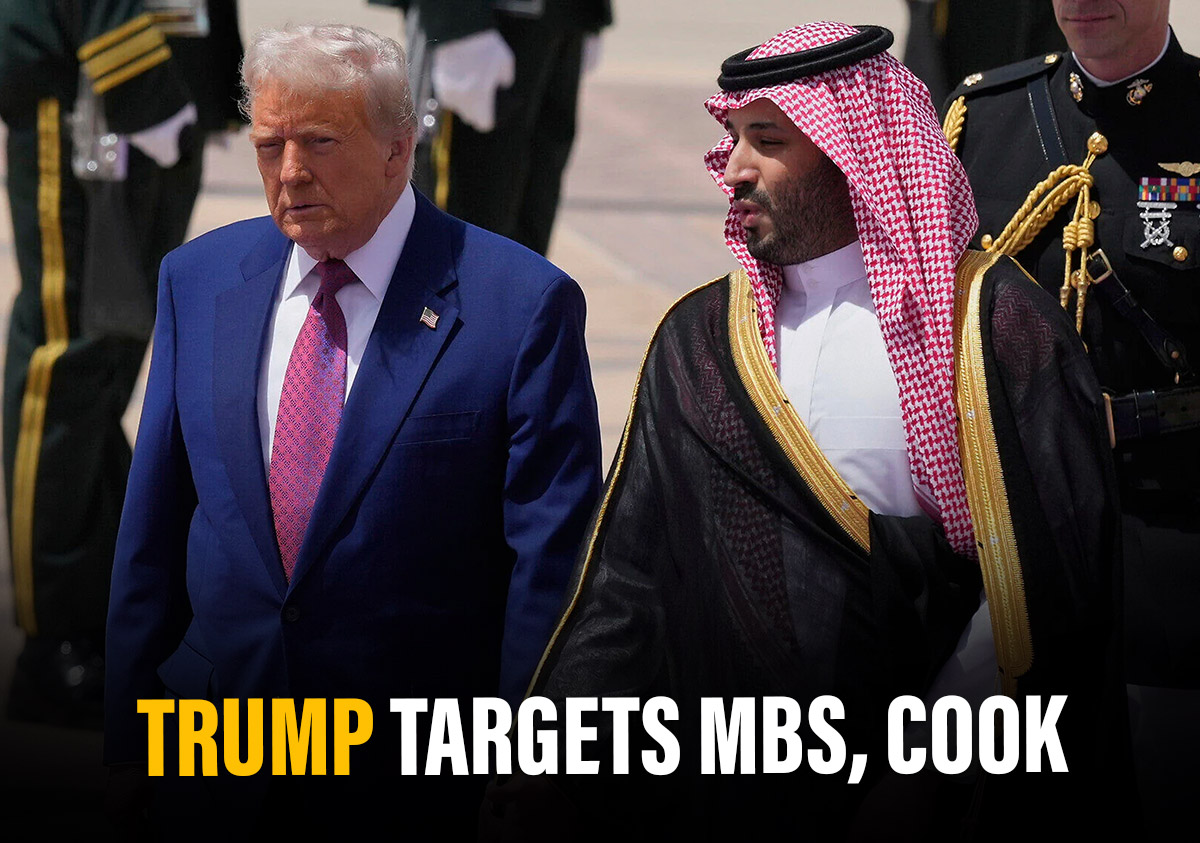 Trump Questions MBS’s Sleep, Takes Swipe At Apple CEO Tim Cook In Speech