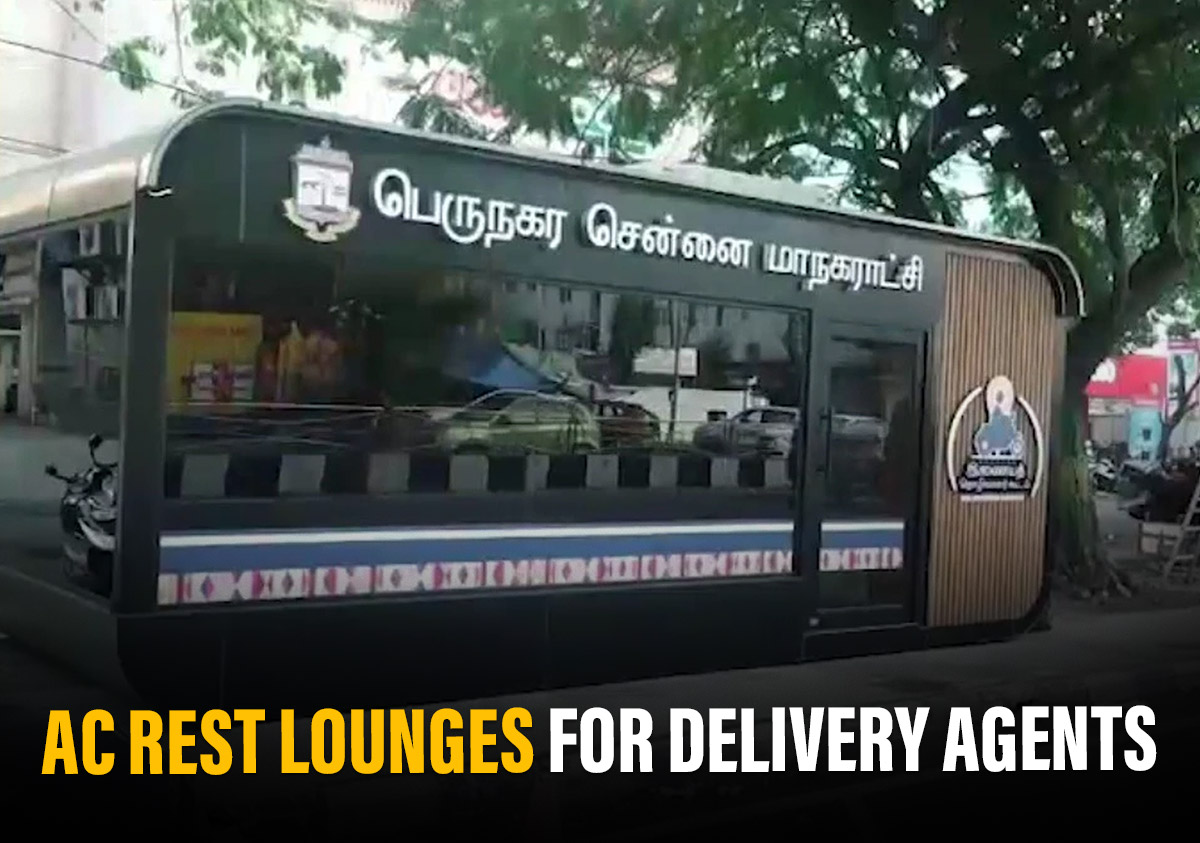 Chennai Opens First AC Rest Lounges for Delivery Agents Ensuring ...