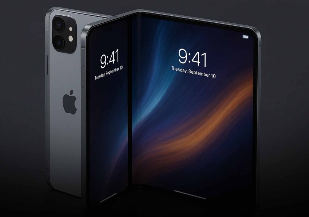iPhone Fold launch in 2026 with crease-free display and titanium build