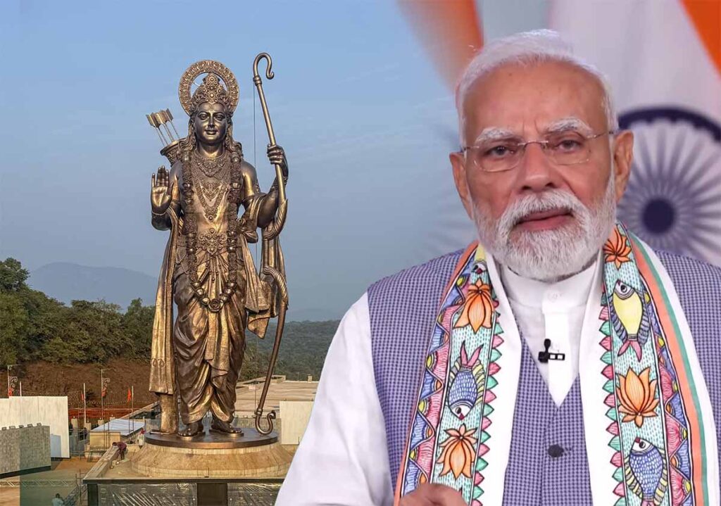 Modi Lord Rama Statue Goa Unveiled At Grand Ceremony