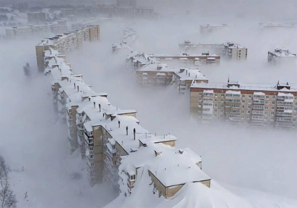Russia Hit By Record-Breaking Snowfall After 130 Years In Far East