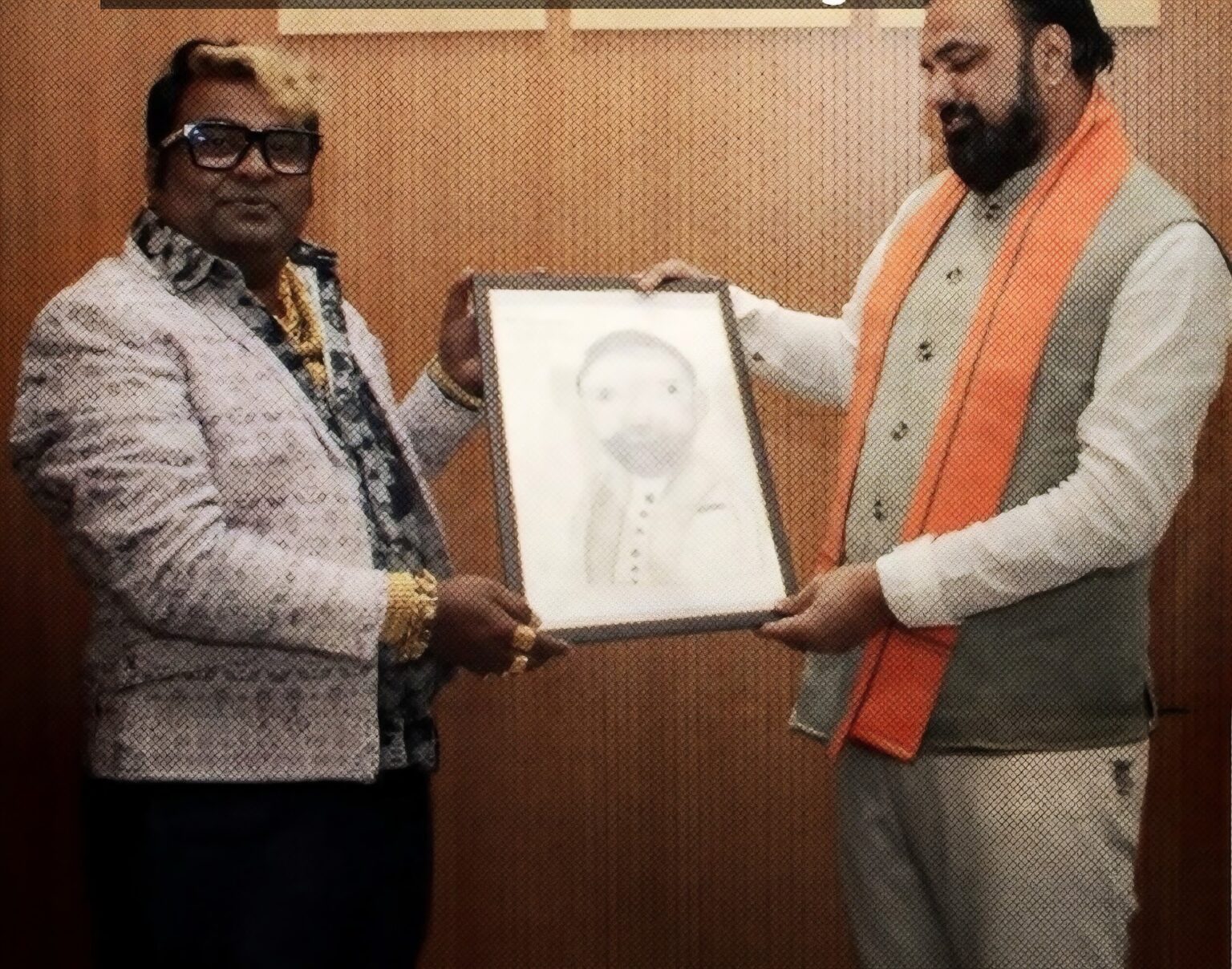 Samrat Choudhary Portrait Sparks Viral Meme Reactions